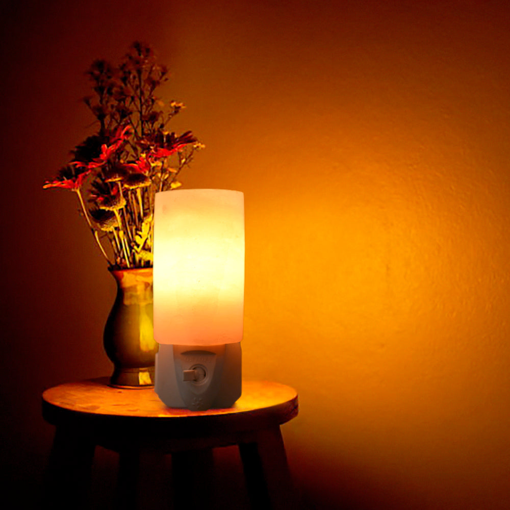 Himalayan Salt Night Light- Cylinder Shape (5inches, 1 lbs.) Best for ...